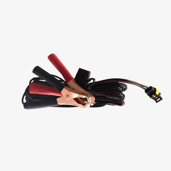 Alligator Clip Lead with Inline Fuse and AMP plug | Lightforce Australia