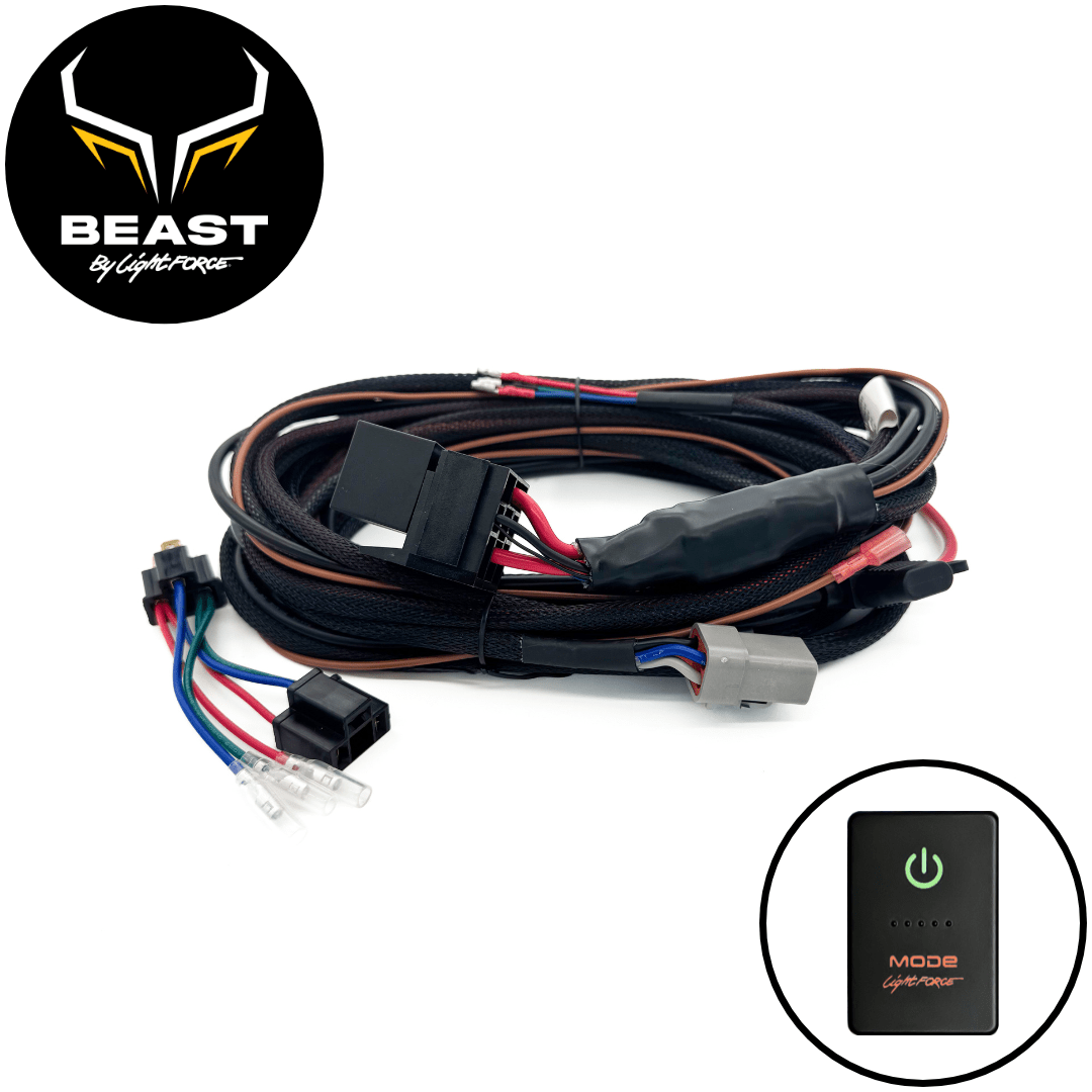 BEAST Driving Light Wiring Harness to suit Toyota | Lightforce ...