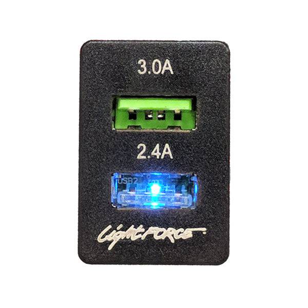 Dual USB to suit Toyota/Holden | Lightforce Australia