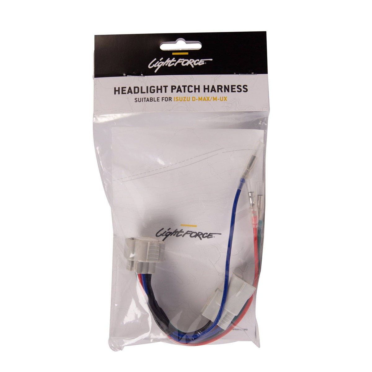 Headlight Patch Harness suits Isuzu D-Max, MUX | Lightforce ...