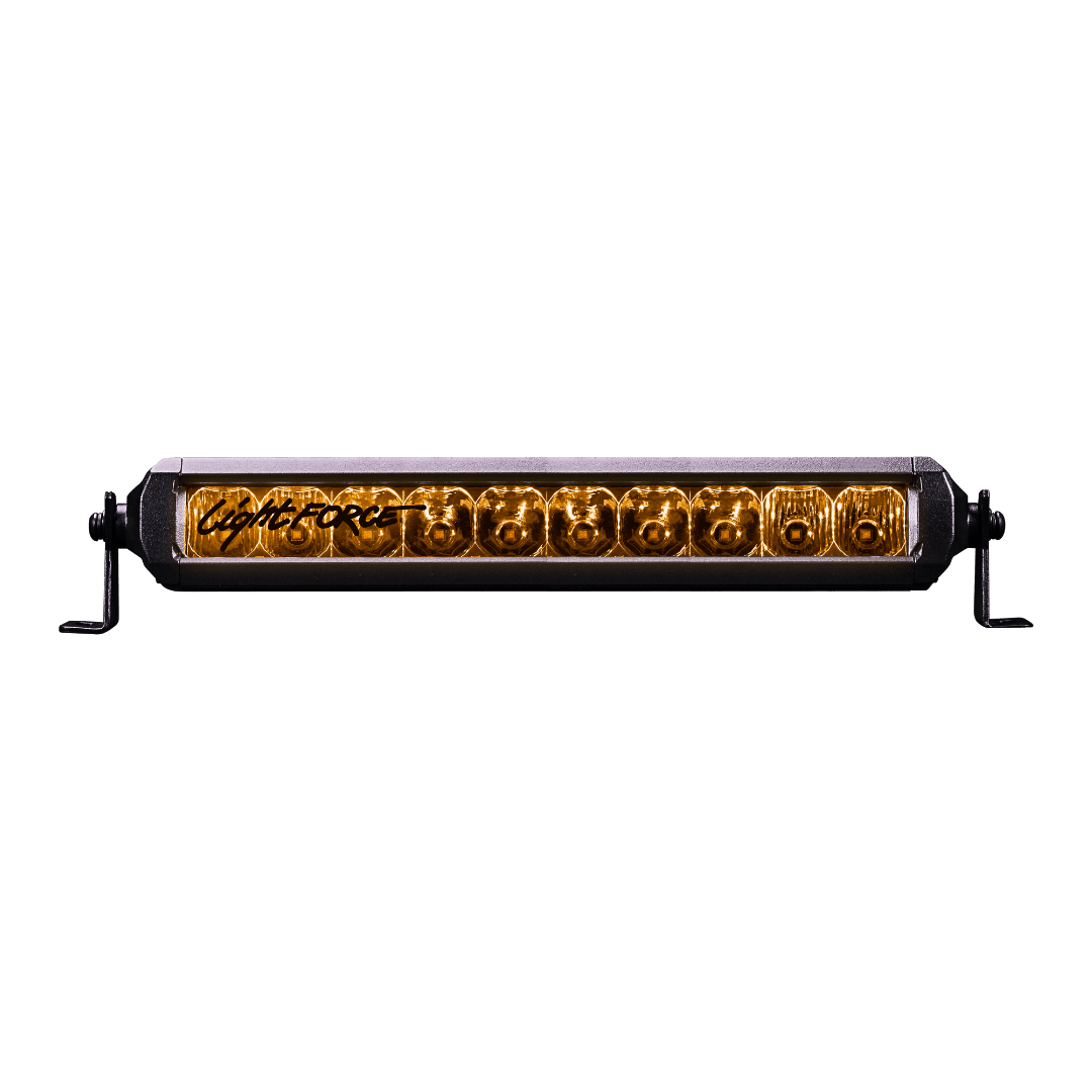 Viper 10 Inch Amber Single Row LED Light Bar | Lightforce | Lightforce ...